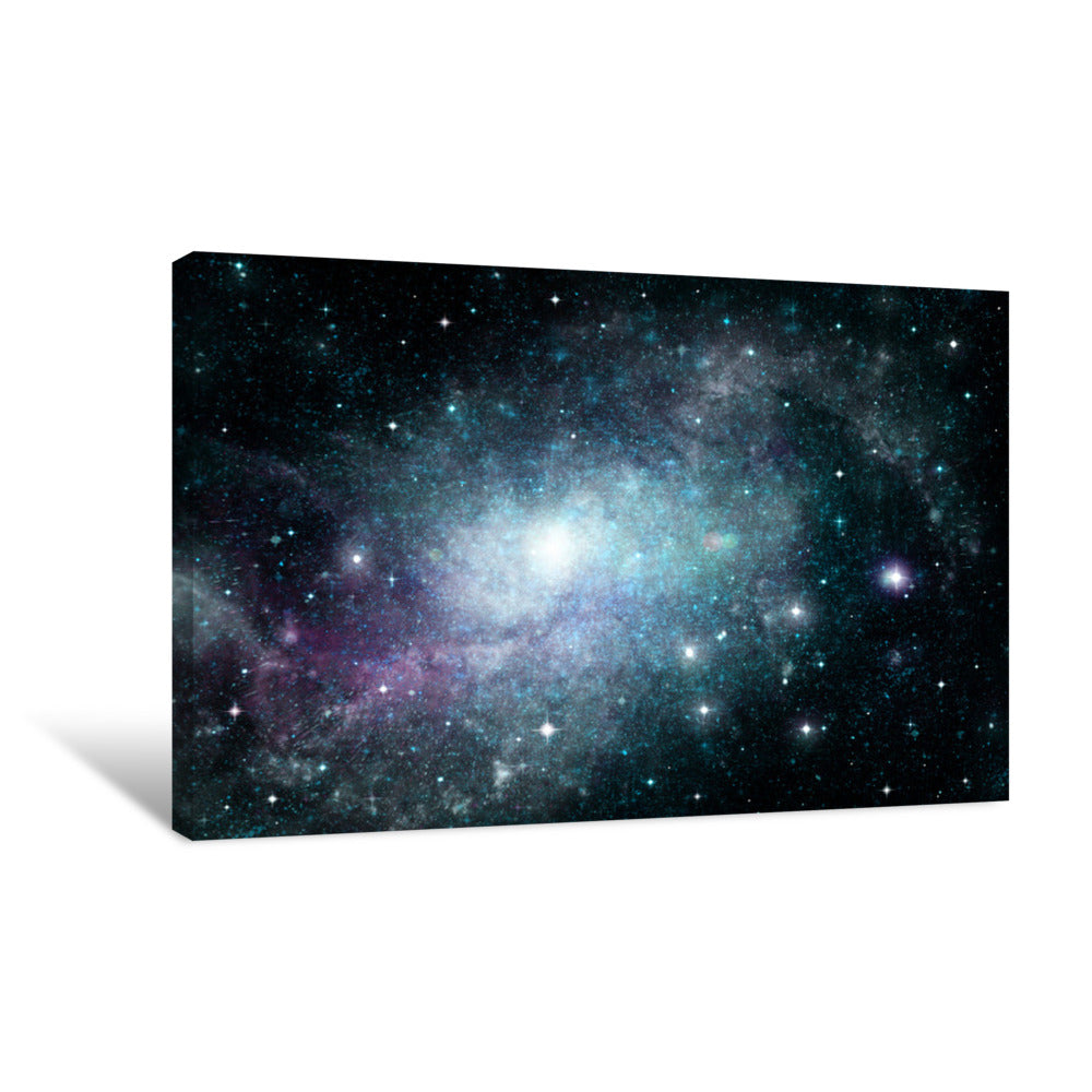 Galaxy In A Free Space Canvas Print