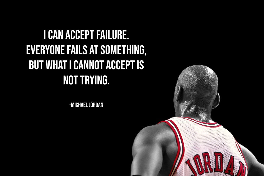 Michael Jordan Failure Quote Wall Mural