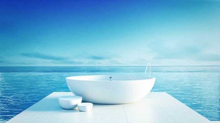 Tropical Beach Style Wallpaper | Limitless Walls - Wall Design Blog