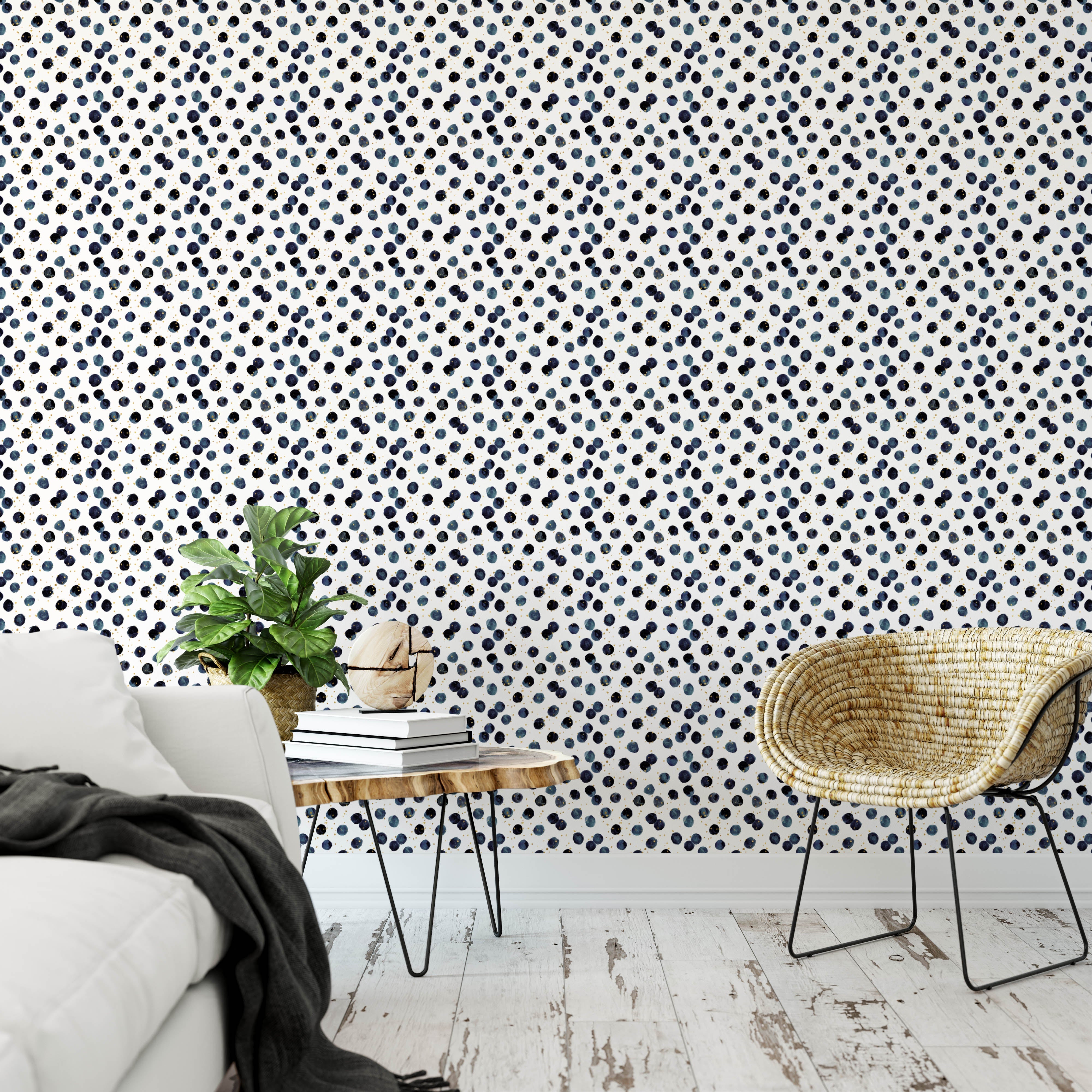 Dotted Removable Wallpaper | Limitless Walls