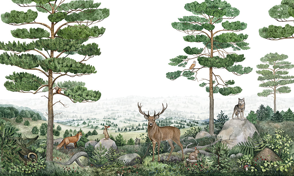 Forest Vista Wall Mural