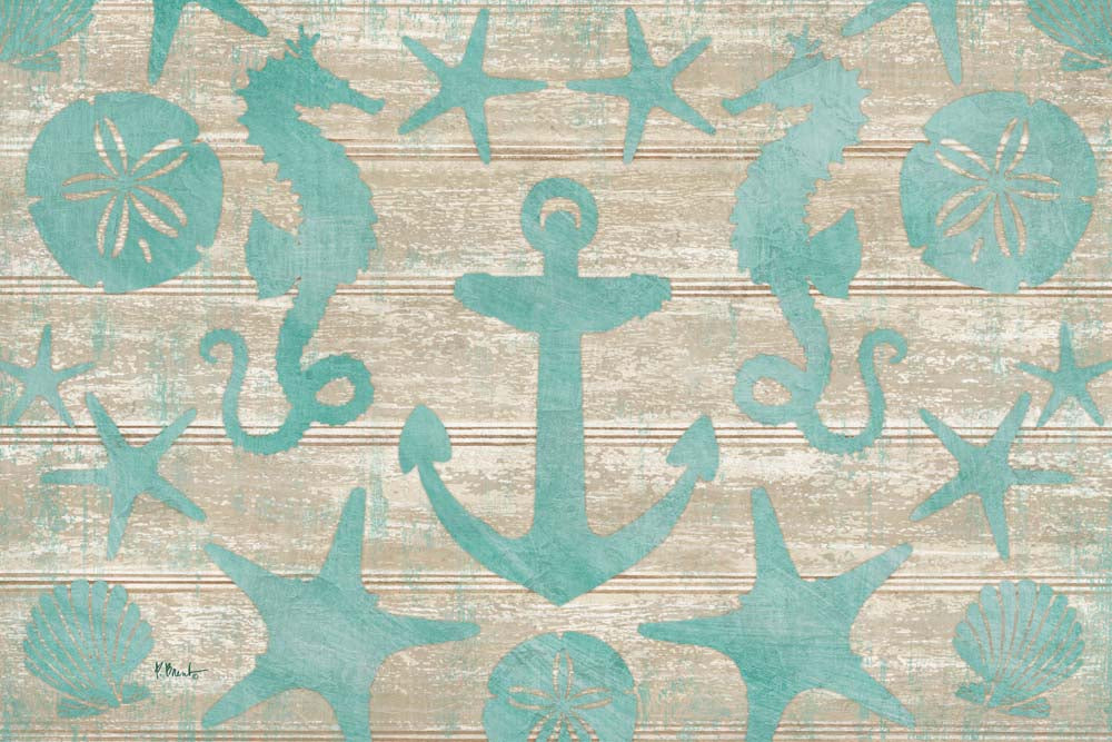 Beach Boardwalk Horizontal II Wall Mural