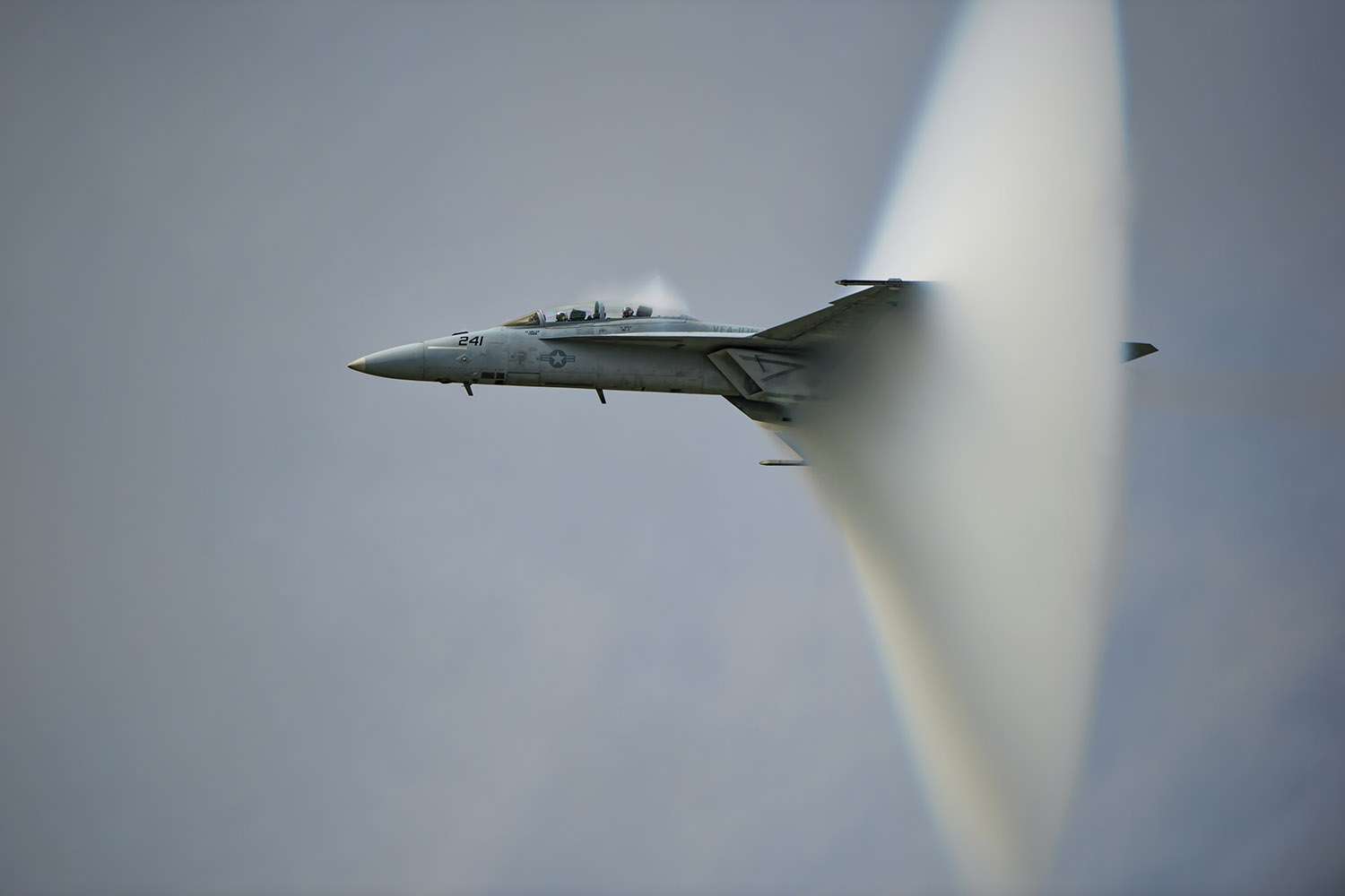 Jet At Supersonic Speed Wall Mural
