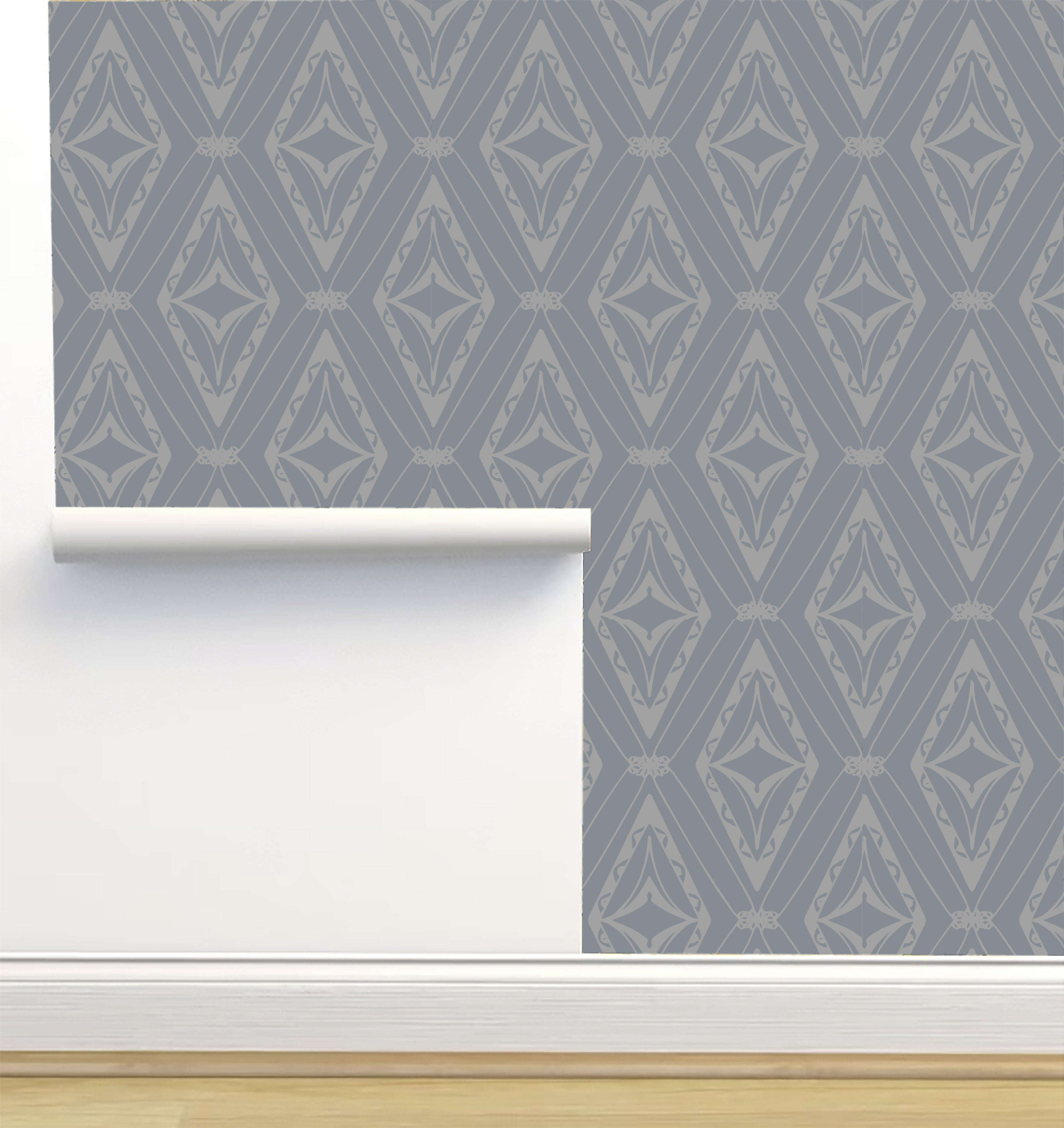 Diamond Slate Wallpaper by Monor Designs