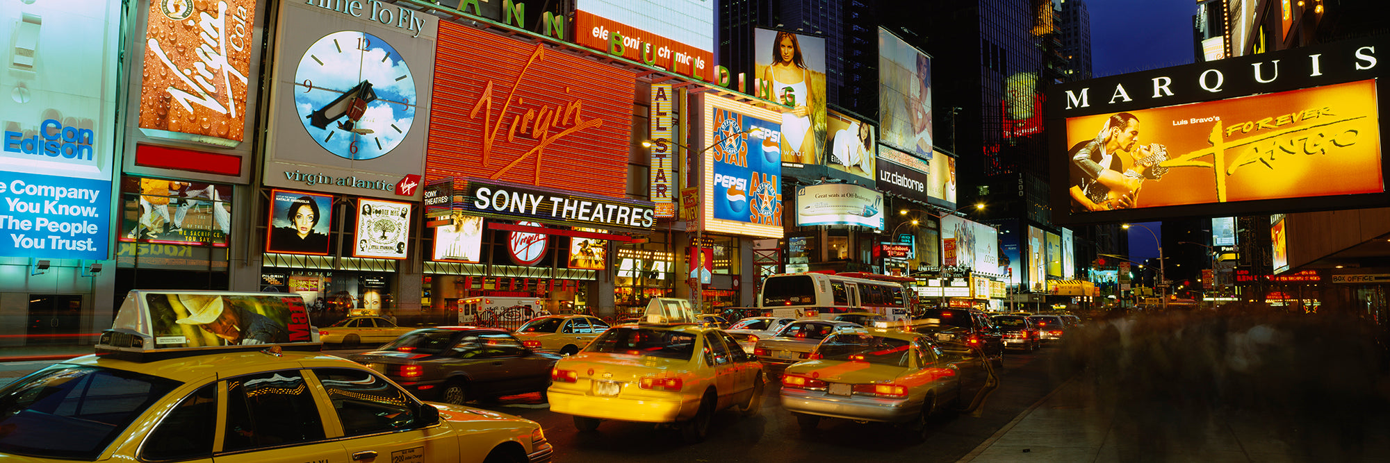Times Square, Manhattan, NYC, New York City, New York State, USA Wall