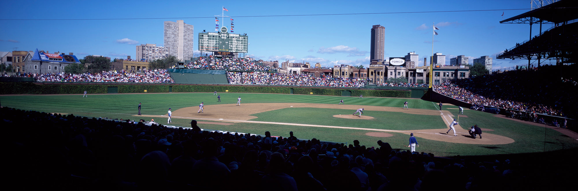 Baseball Match In Progress, Wrigley Field, Chicago, Cook County, Illin