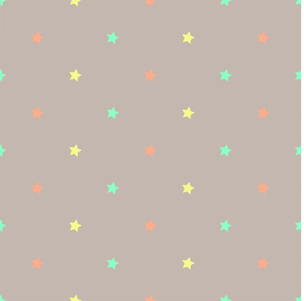 Grey Starry Night Wallpaper Mural Wall Mural