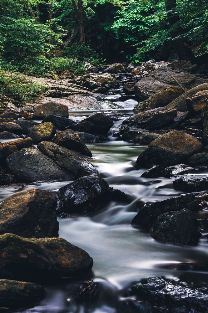 Fast River Over The Rocks 2 Wall Mural