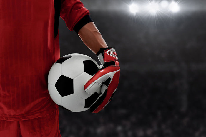 Soccer Goalkeeper Holding Soccer Ball Wall Mural