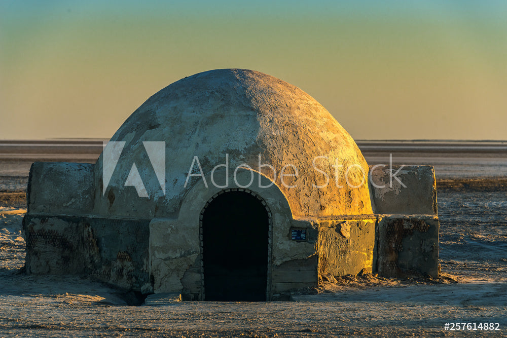 Futuristic Dome Building In The Sahara Desert Place Of Shooting The Fo