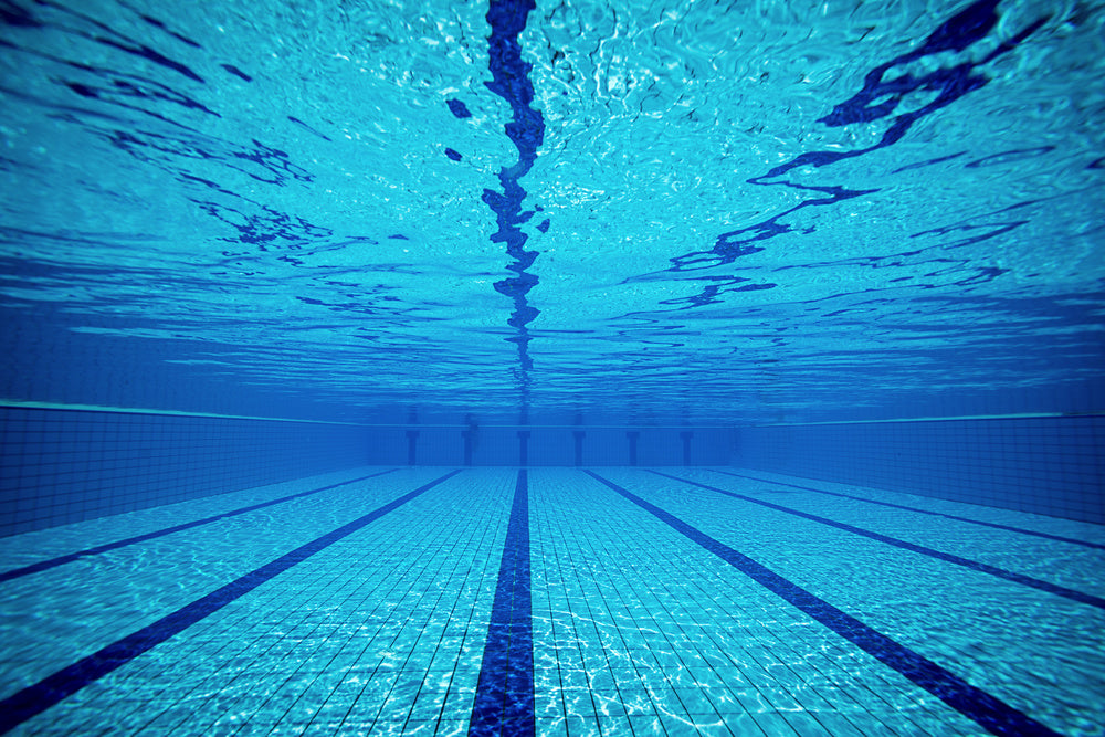 Swimming Pool From Underwater Wall Mural