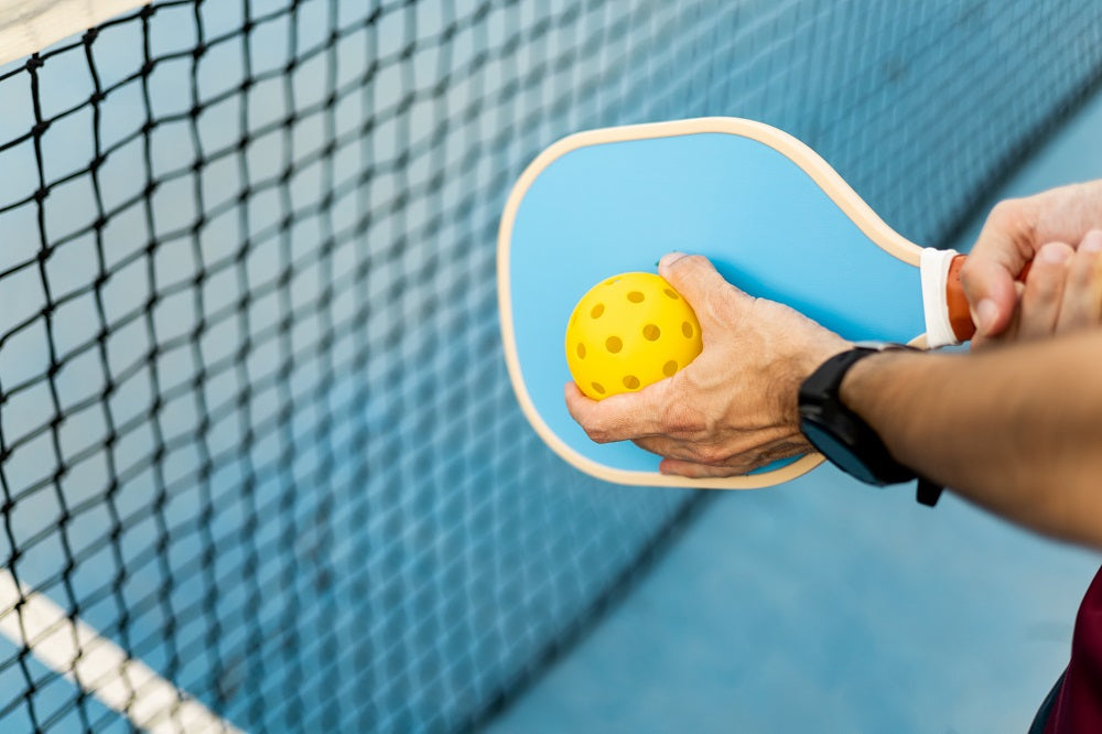 Pickleball About to Serve Wall Mural