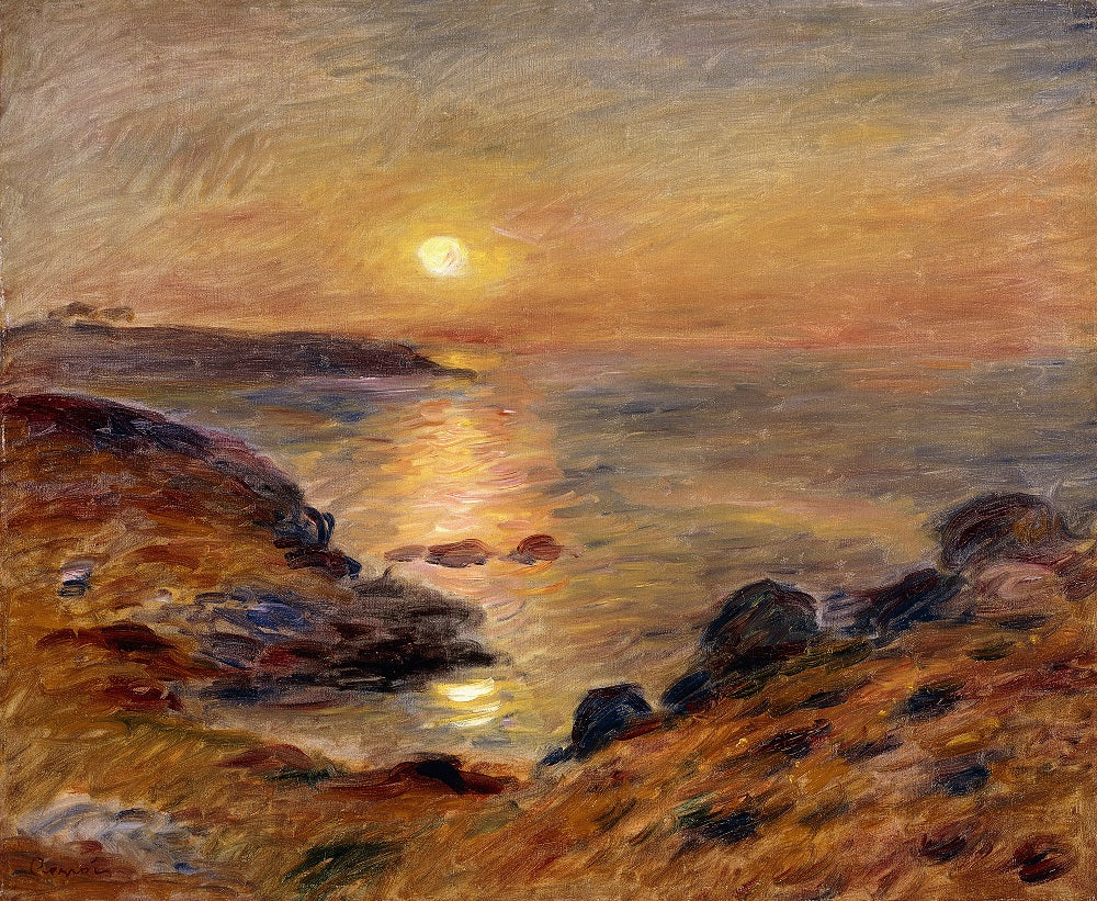 The Setting of the Sun at Douarnenez Wall Mural