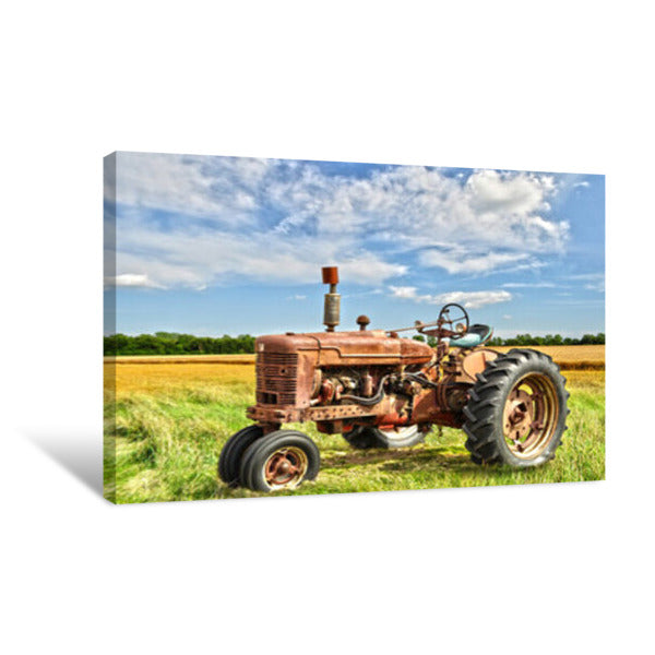 Vintage Tractor Canvas Print