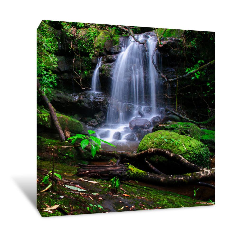 Blue Waterfall Canvas Print