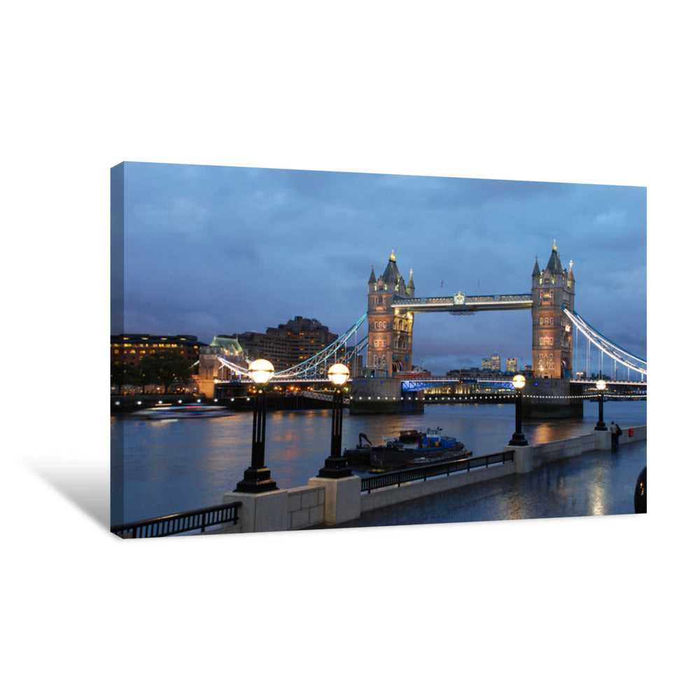 City Of London And Tower Bridge Canvas Print