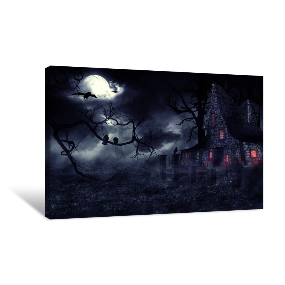 Haunted House Canvas Print
