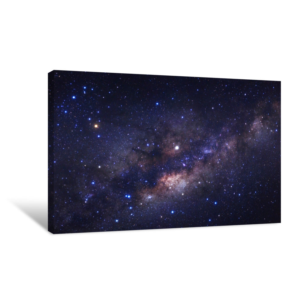 Milky Way Galaxy With Stars And Space Dust In The Universe, Long Expos