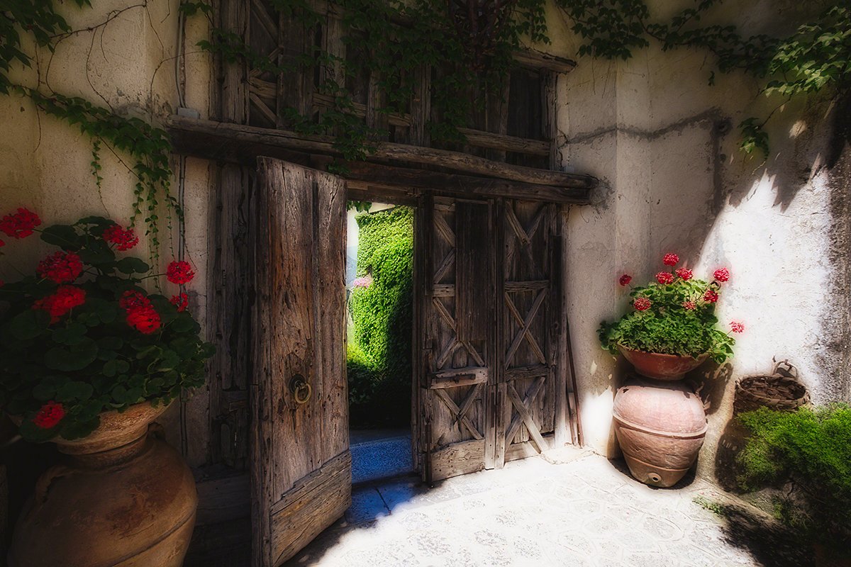 Italian Villa Wall Mural by George Oze